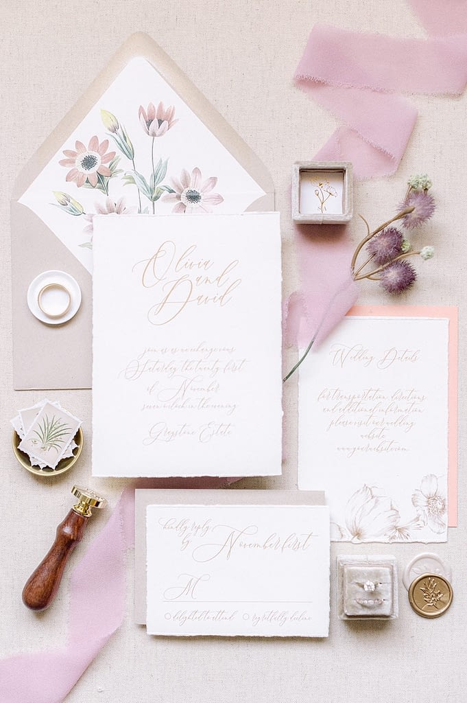 Wedding Details Box Preparations - Day before project